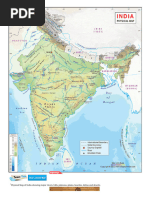 Physical Map of India, India Physical Map | PDF | Mountains | Geology