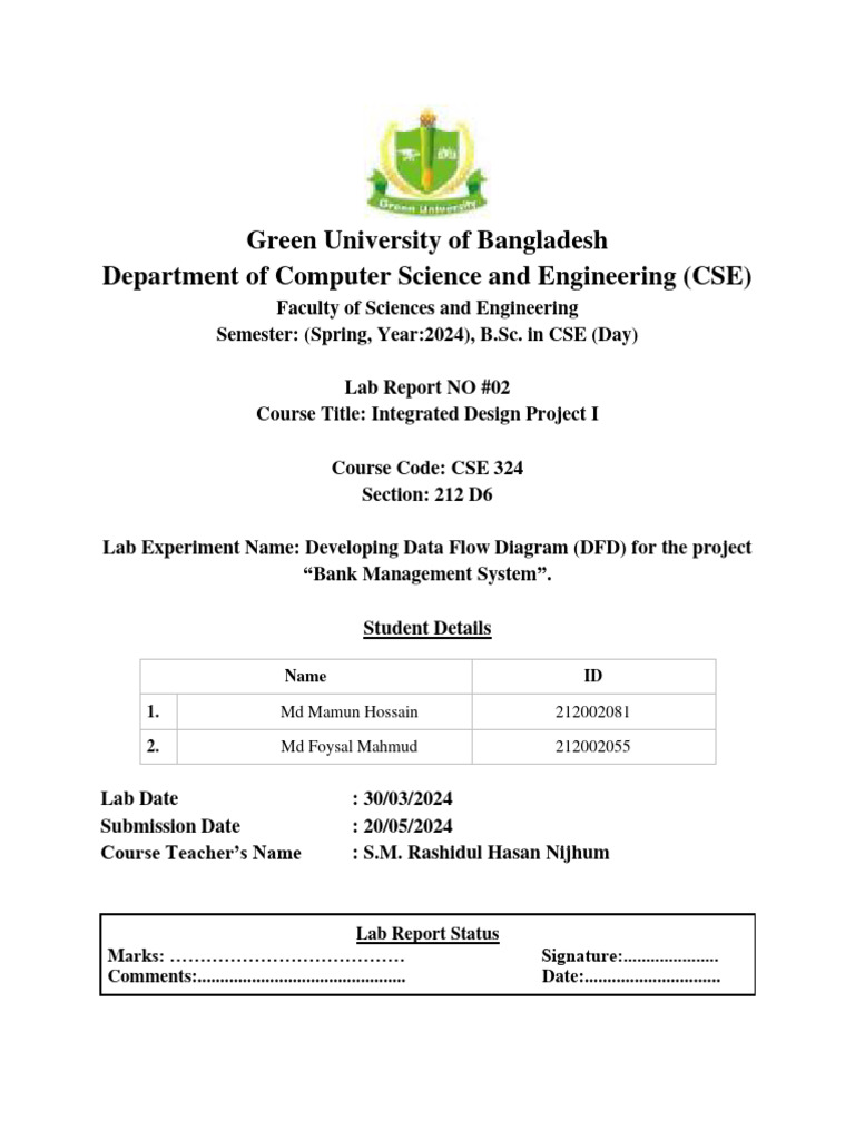 IDP Lab Report 02 | PDF | Databases | System
