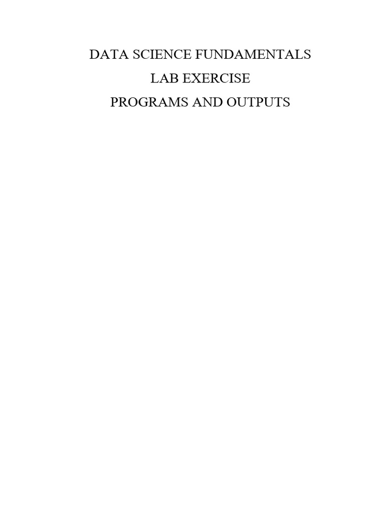 Data Science Fundamentals Download Free Pdf Skewness Statistical Analysis