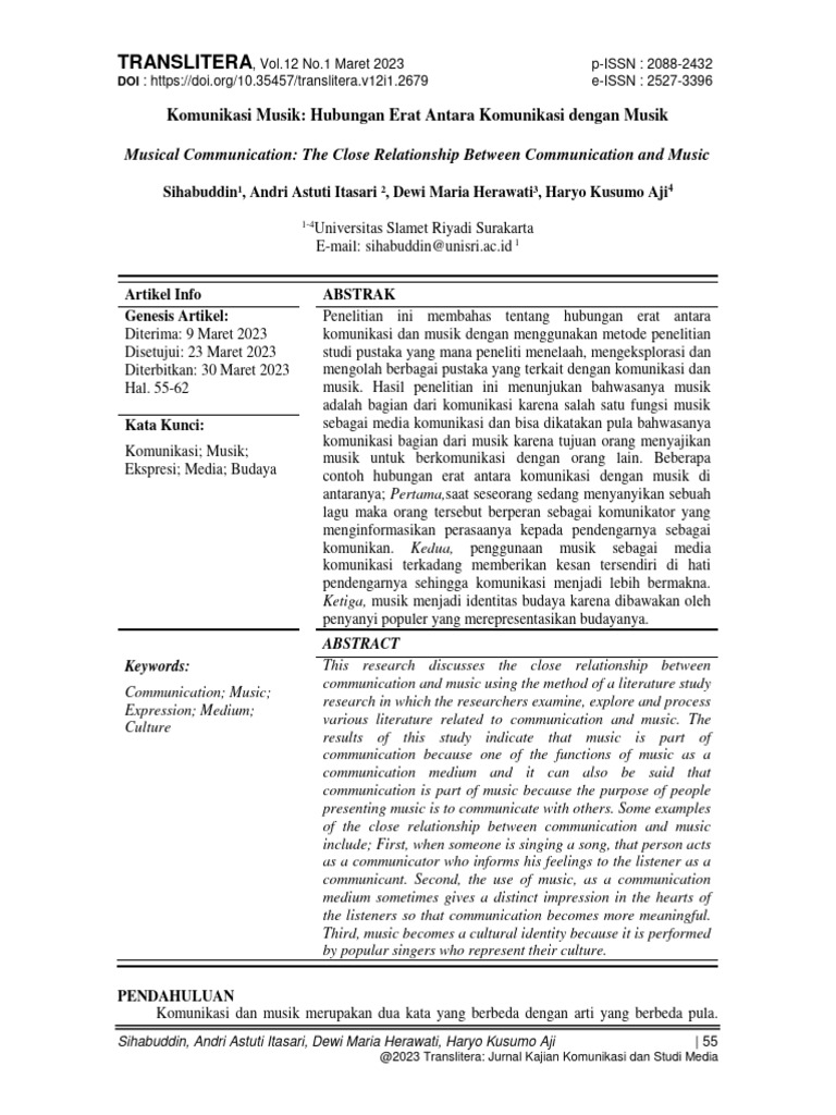 2679-Article Text-8696-1-10-20230327 | PDF | Seni & Disiplin Bahasa