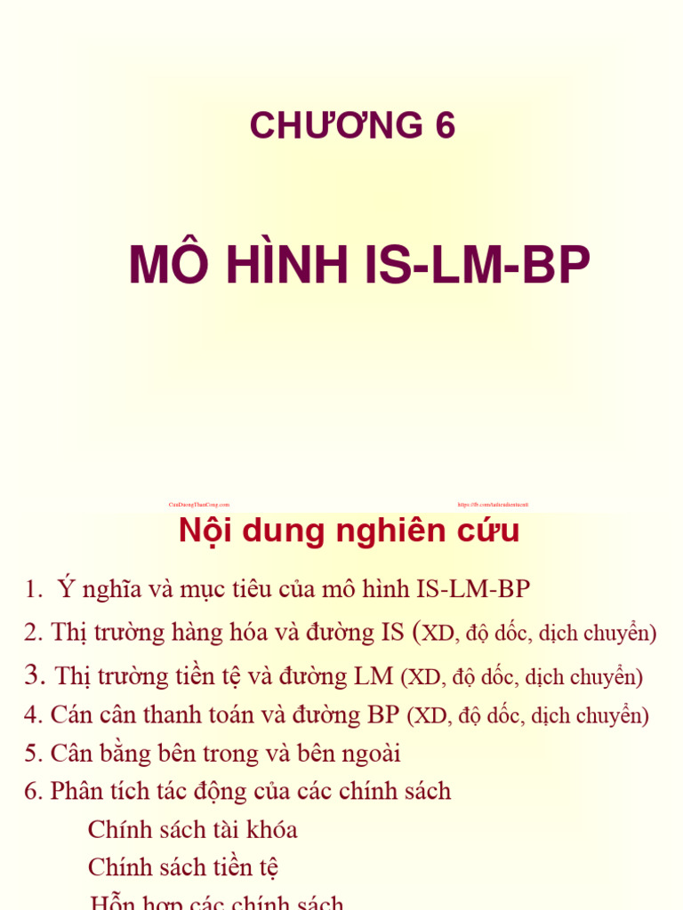 [ktvm]-kinh-te-vi-mo-2_nguyen-duc-thanh_ktvm-2_chuong-6_-mo-hinh-is_lm_bp - [cuuduongthancong ...