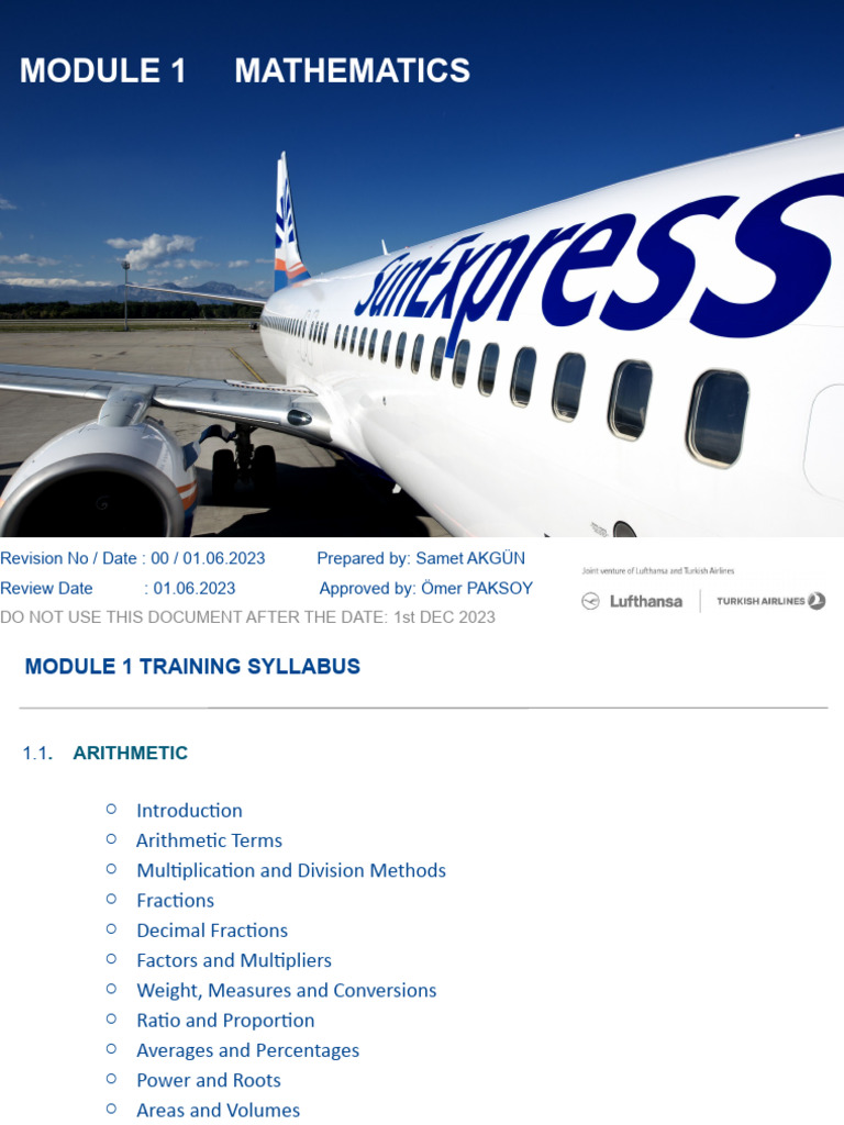 Module 1 - Mathematics | PDF | Area | Division (Mathematics)