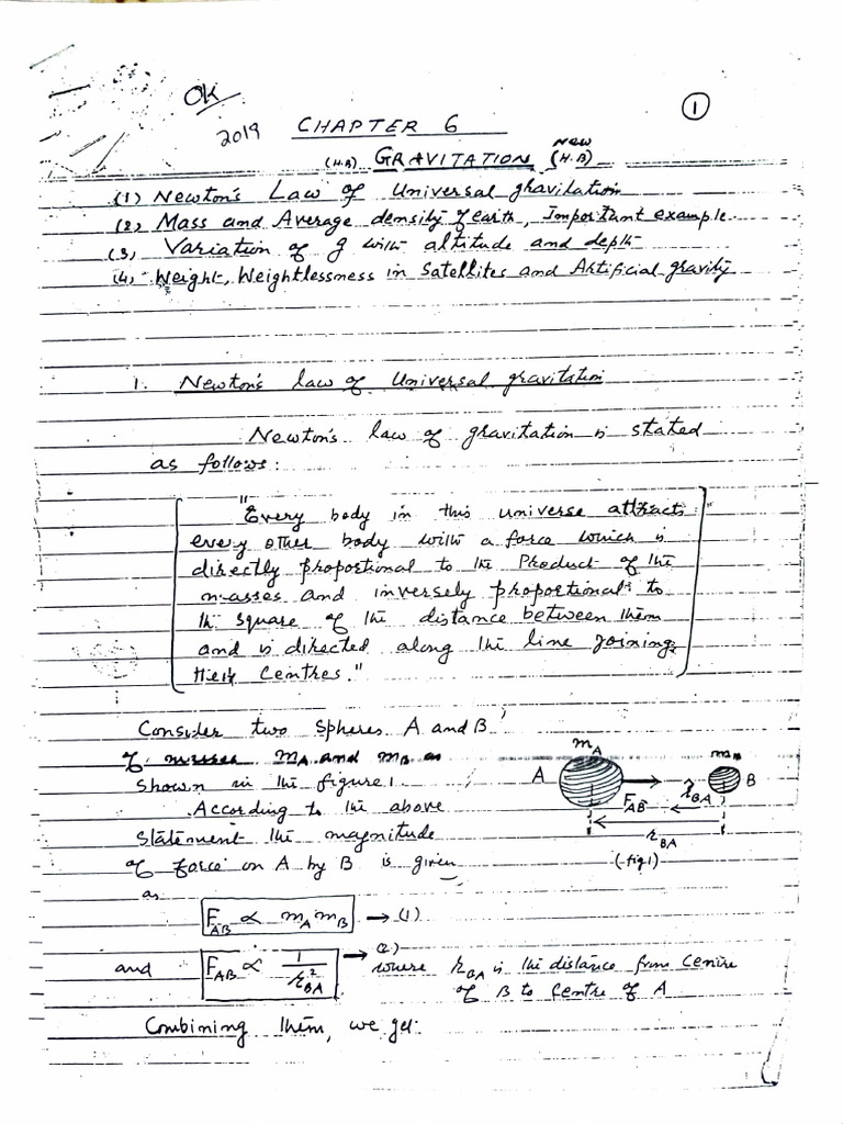 Physics. - CH 6 | PDF