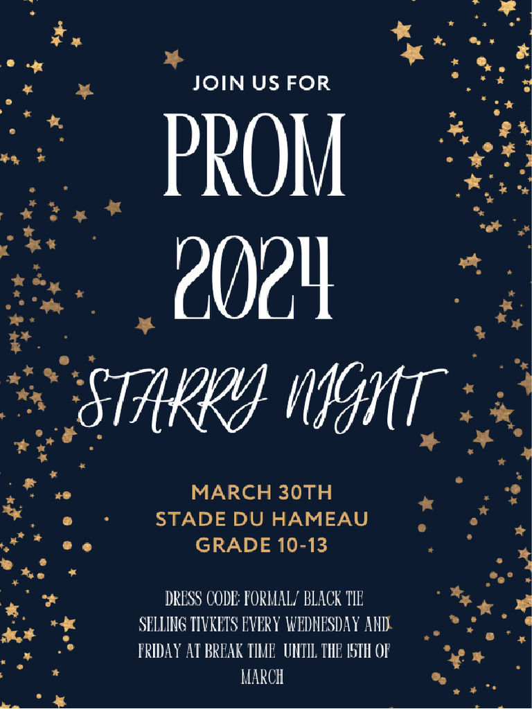 Prom poster | PDF