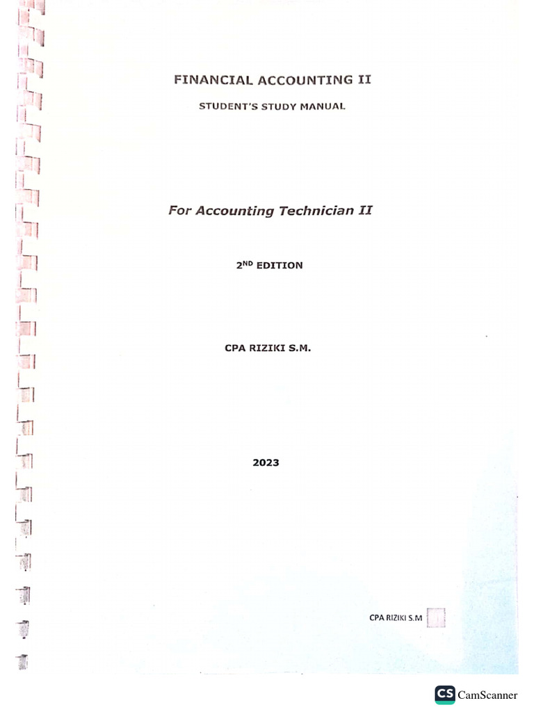 Financial Accounting 2 All Notes-1 | PDF