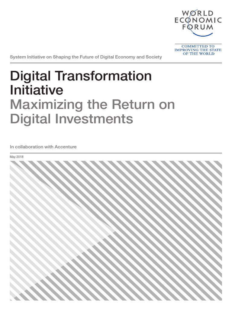 DTI Maximizing Return Digital WEF | PDF | Analytics | Big Data