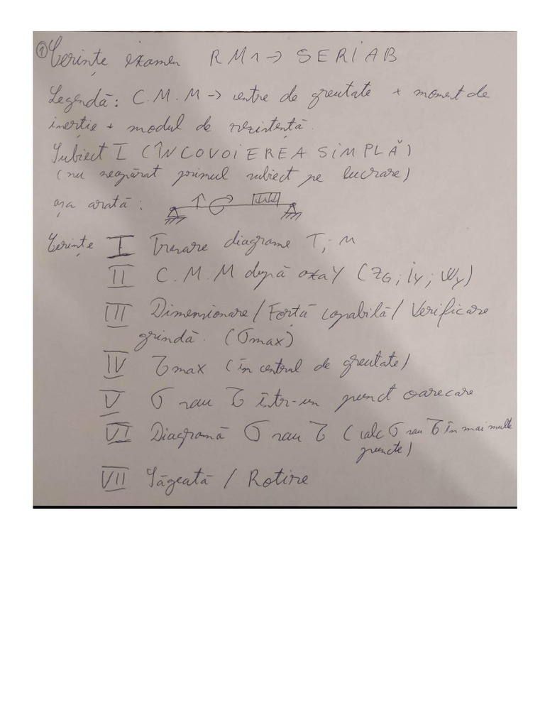 S1 Examen Cerinte+pasi Rezolvare | PDF