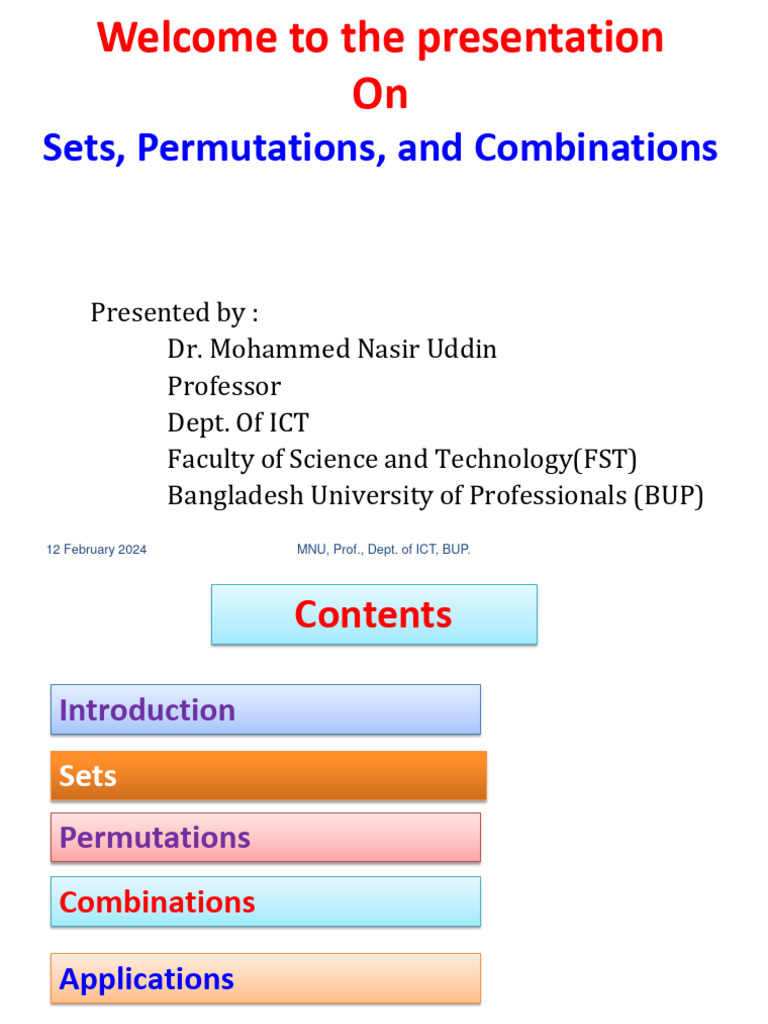 MBA-5 - Permutation and Combination | PDF | Mathematical Analysis | Mathematical Objects
