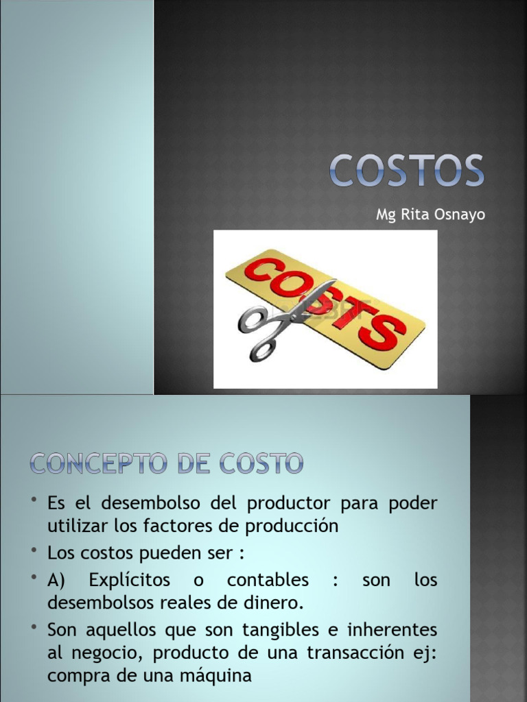 Costos | Descargar gratis PDF | Costo | Negocios económicos