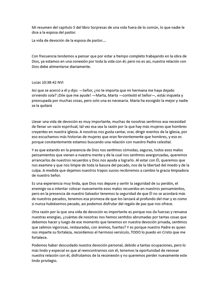 MI Resumen Del Capitulo 5 Del Libro Sorpresas de Una Vida Fuera de Lo ... MI Resumen Del Capitulo 5 Del Libro Sorpresas de Una Vida Fuera de Lo ...