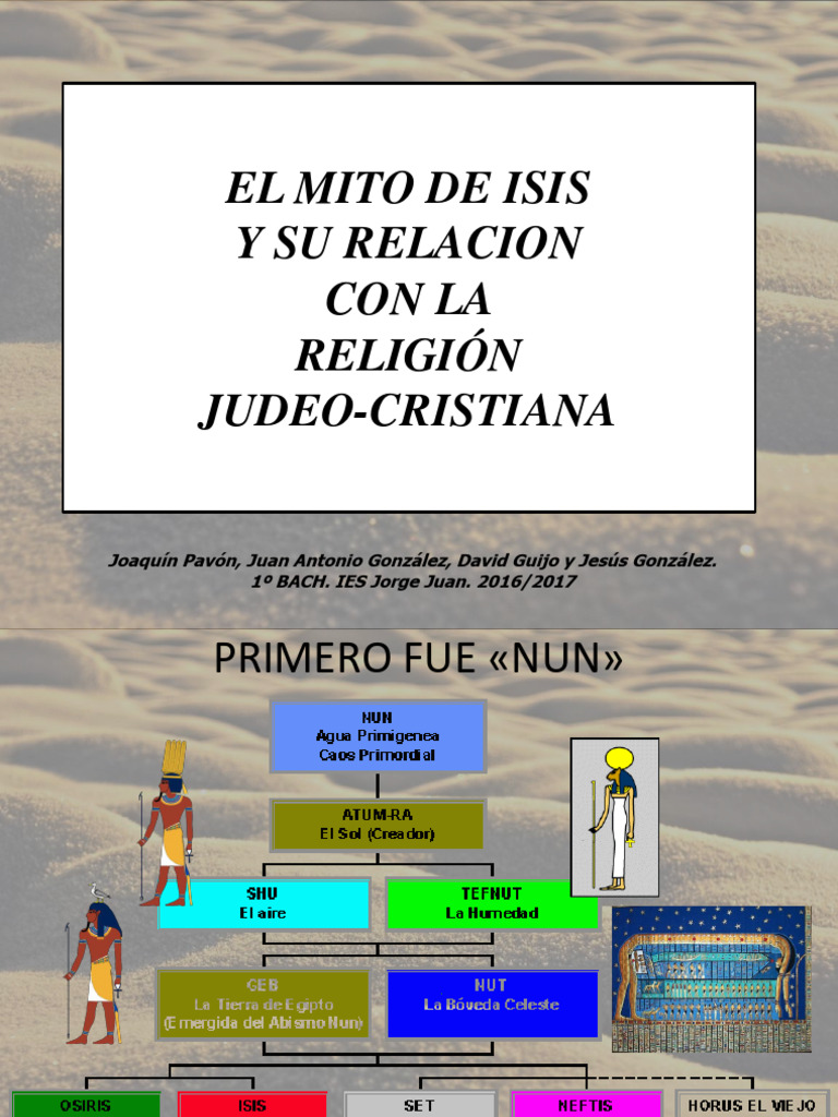 El Mito de Isis y Su Relacion Con La Religion Judeo Cristiana | PDF ...