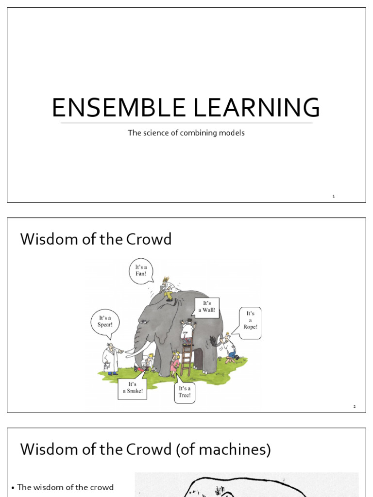 Ensemble Learning | PDF | Artificial Intelligence | Intelligence (AI) & Semantics