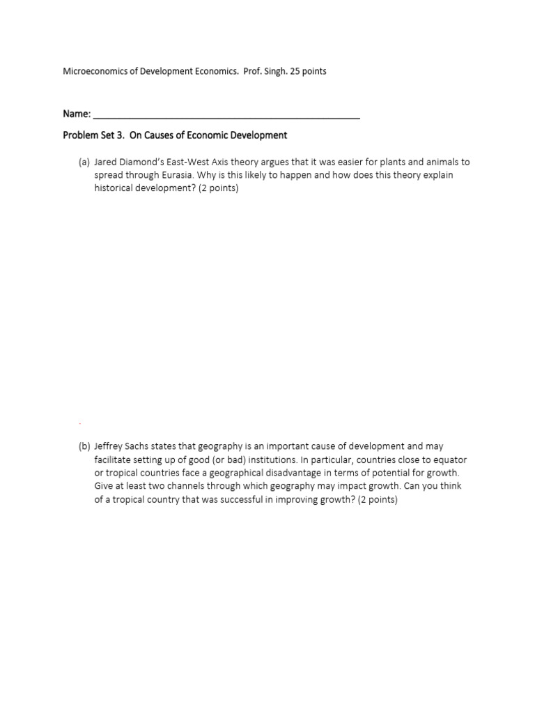 Problem Set 3 Download Free Pdf Economic Growth Economies