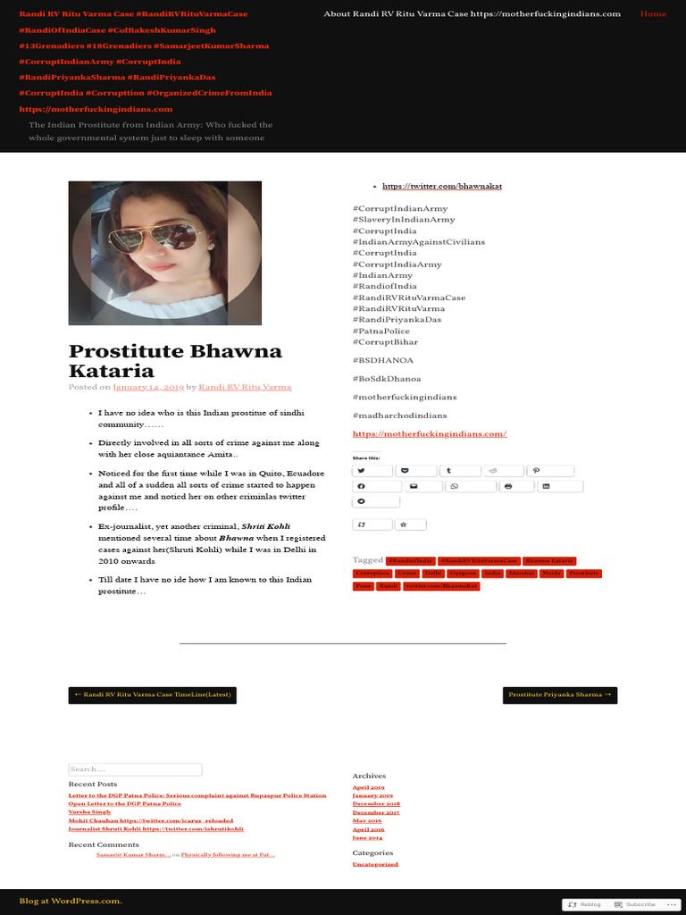 Prostitute Bhawna Kataria - Randi RV Ritu Varma Case #RandiRVRituVarmaCase #RandiOfIndiaCase # ...