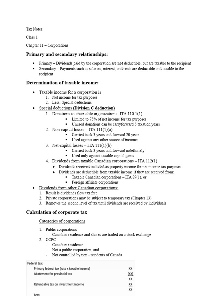 Tax Notes | PDF | Taxes | Taxation In The United States