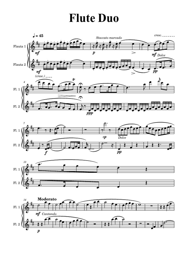 Flute Duo | PDF