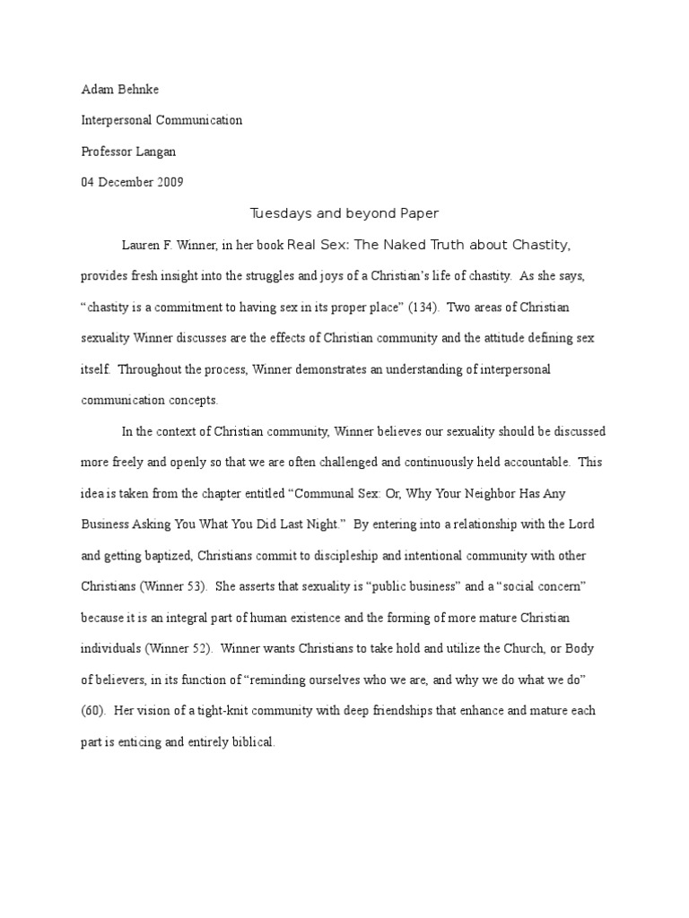 Comm 221 Real Sex Paper Pdf