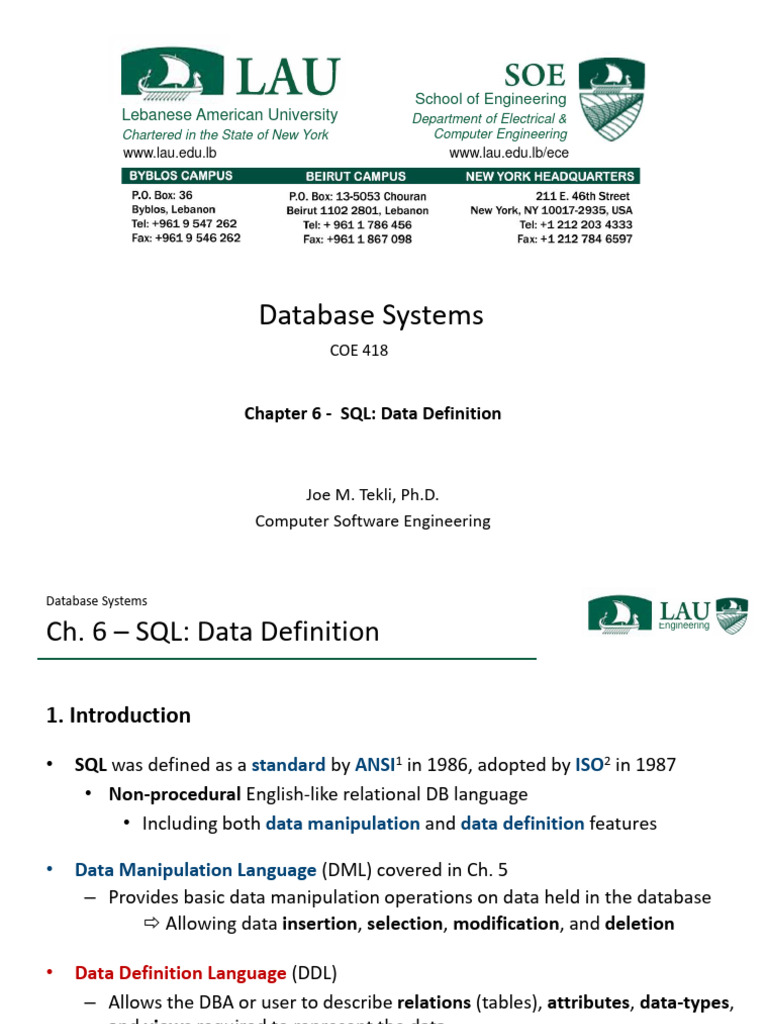 Chapter 4 LAU | PDF | Relational Database | Data Management Software