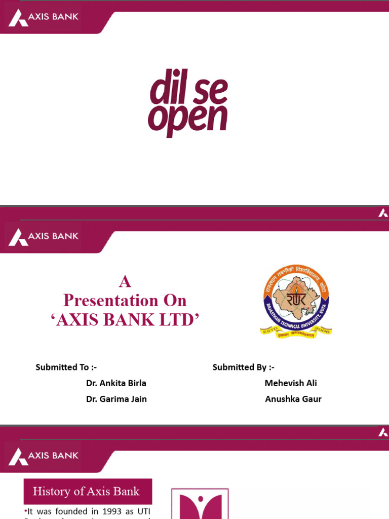 Axis Bank | Download Free PDF | Business | Economies