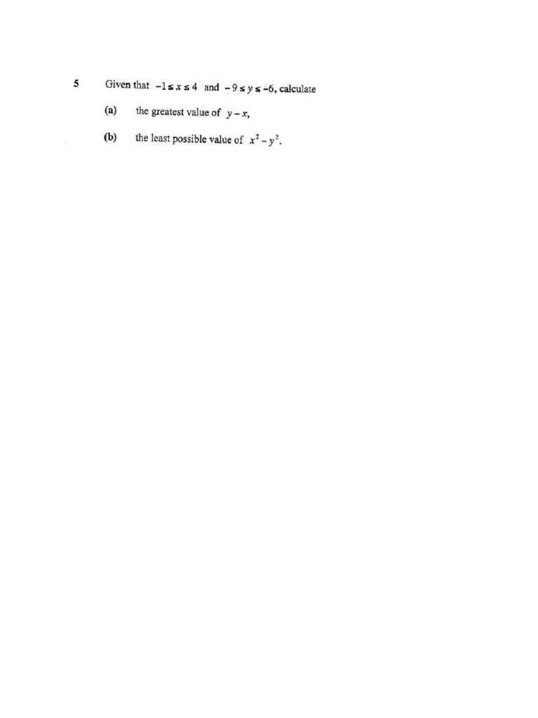 Inequality Test | PDF