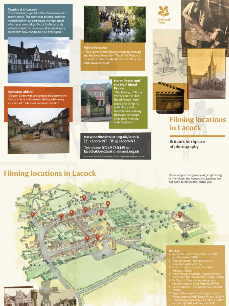 lacock-village-filming-locations-leaflet | PDF | Harry Potter | Fantasy ...