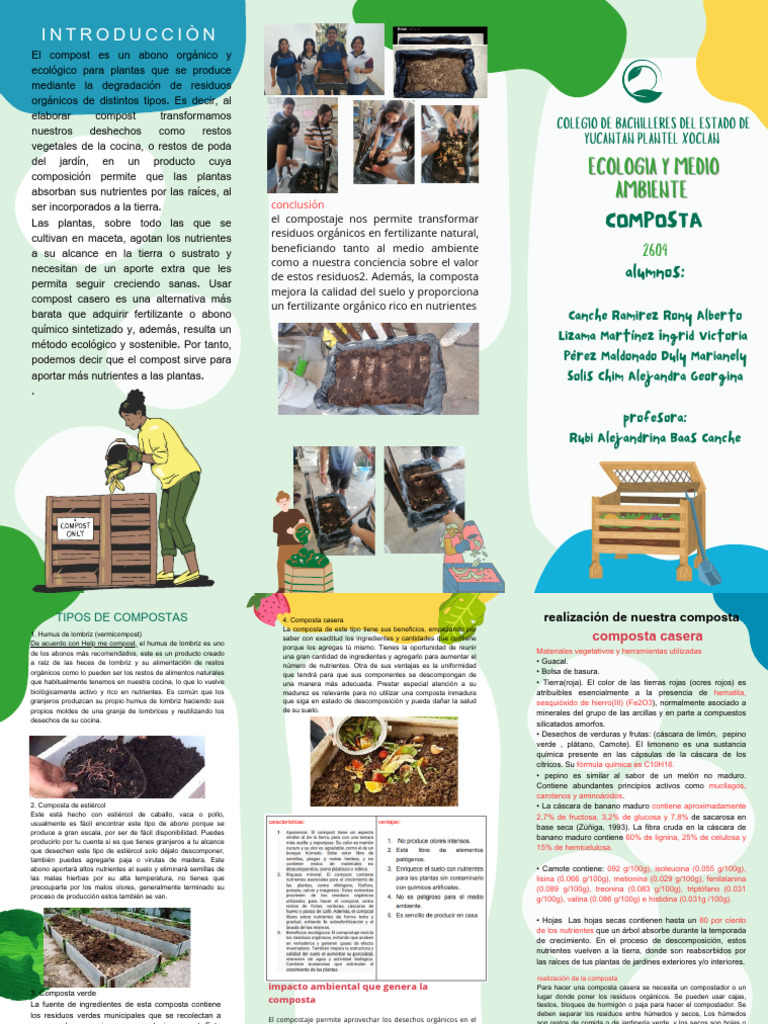 triptico de composta | PDF | Compost | Fertilizante