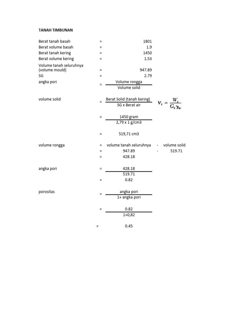 Mektan Pengujian Tanah | PDF | Units Of Measurement | Volume