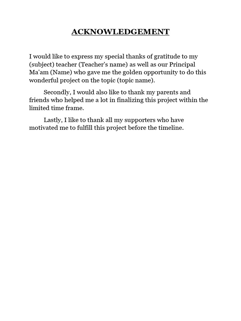 Project Acknowledgement and Certification | PDF | Career & Growth