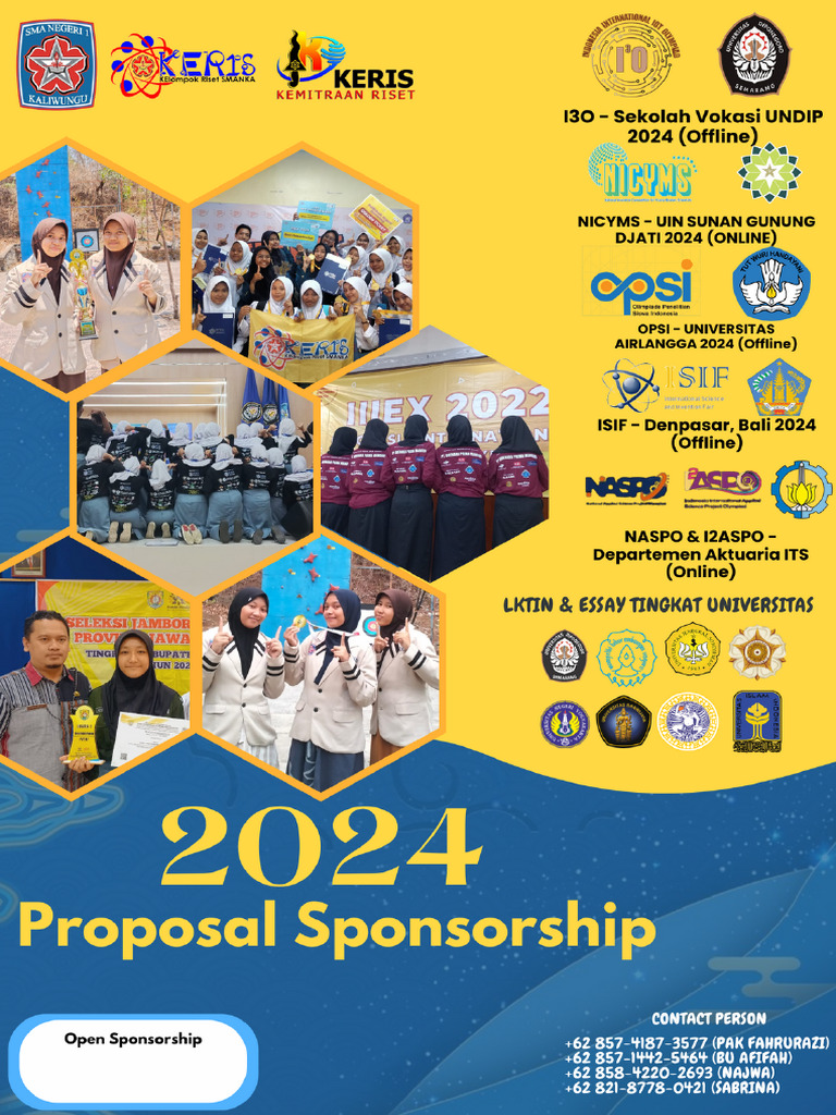 Proposal Sponsorship - 20240525 - 203542 - 0000 | PDF | Seni