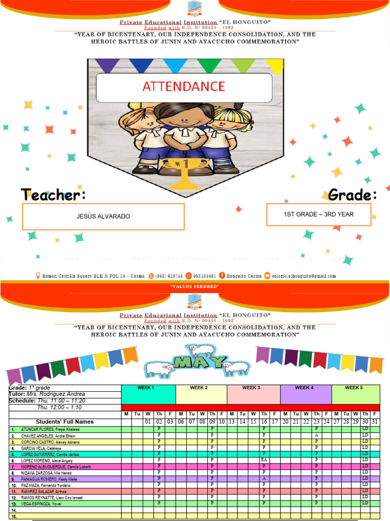 ATTENDANCE MAY 2024 | PDF