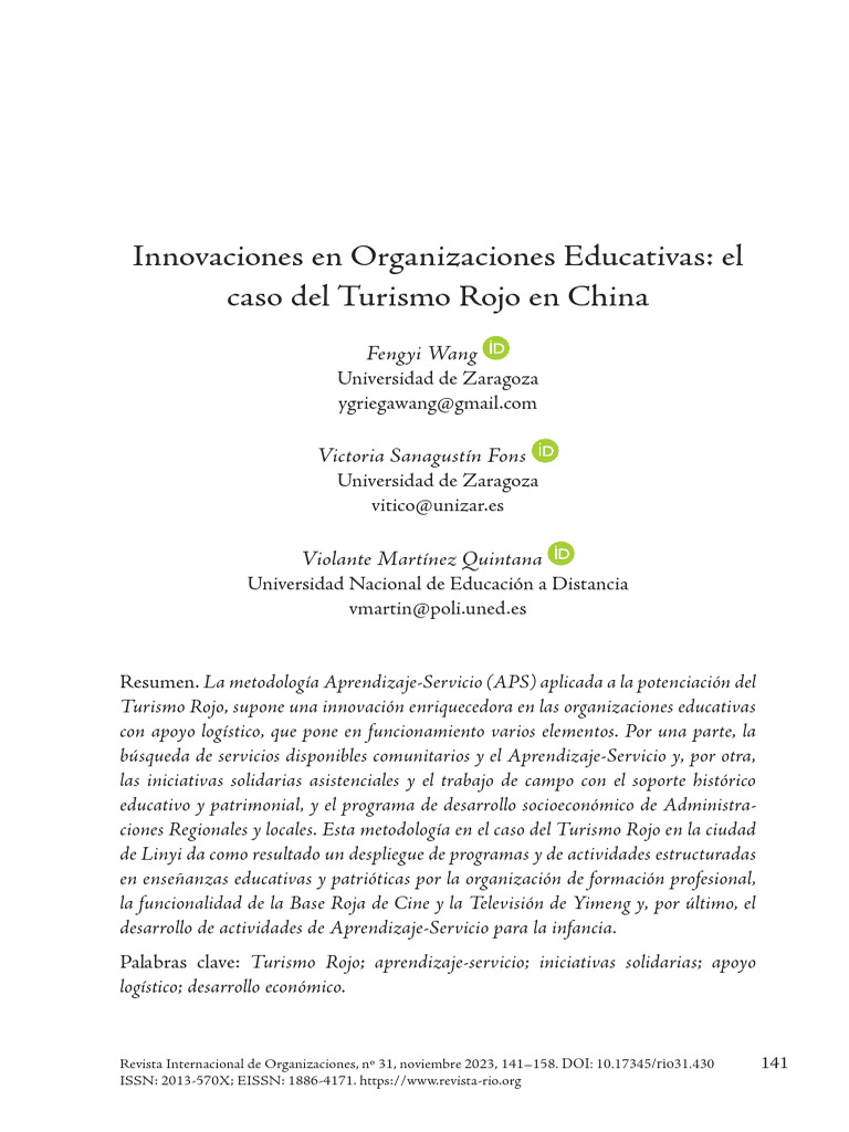 Innovaciones en Turismo Rojo en China | PDF | Turismo | China