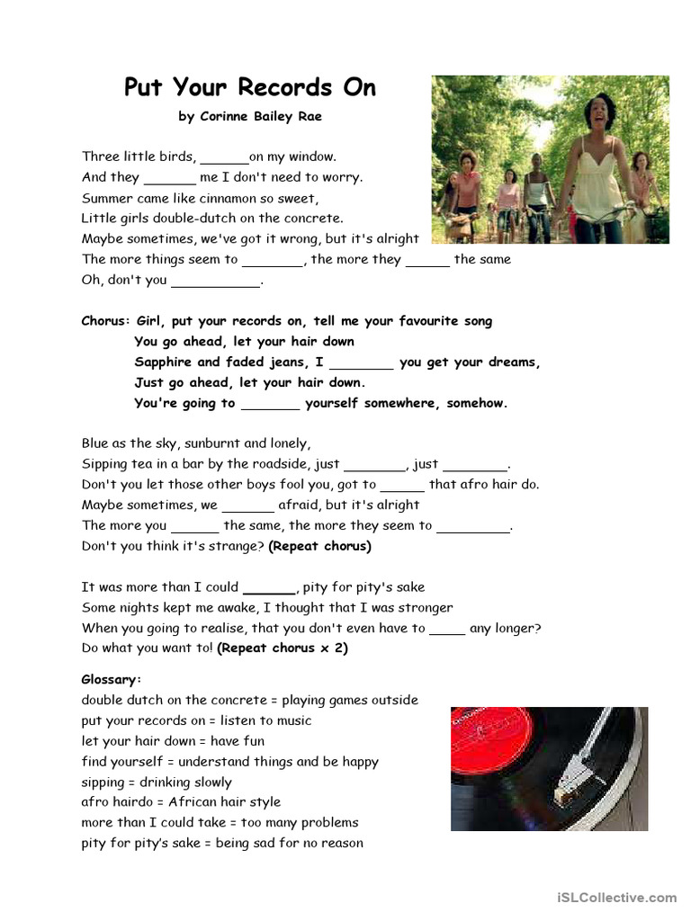 Put Your Records On | PDF | Poetry | General Fiction