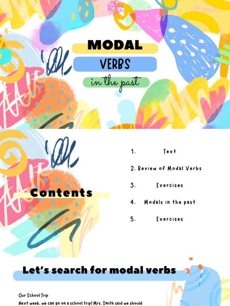 Modals in The Past | PDF | Verb | Linguistic Typology