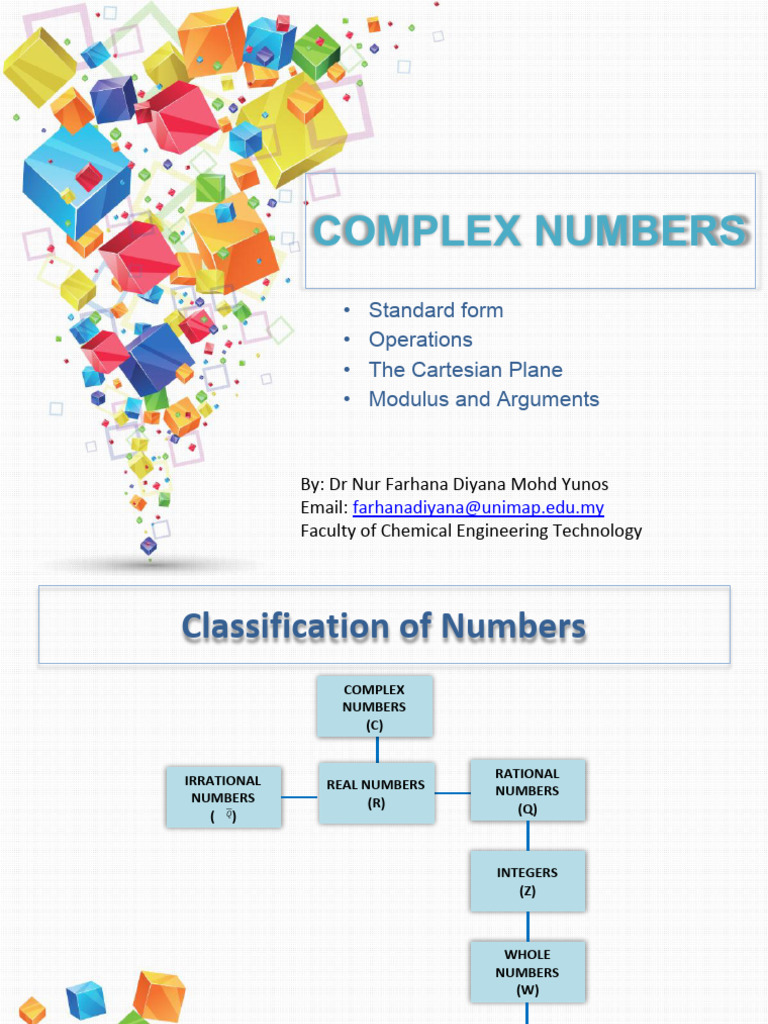 CHAPTER 1 Complex Number Slide | PDF | Complex Number | Numbers CHAPTER 1 Complex Number Slide | PDF | Complex Number | Numbers