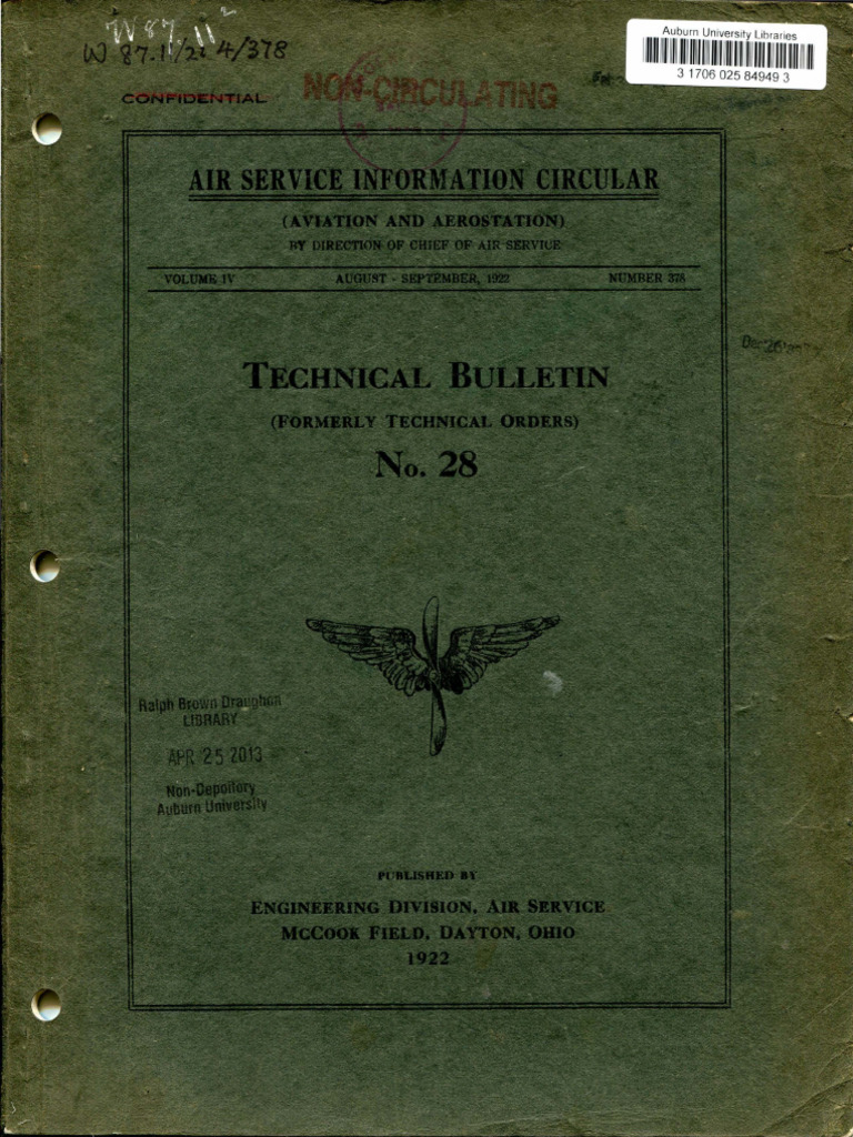 Technical Bulletin on Aviation Materials | PDF | Spar (Aeronautics ...