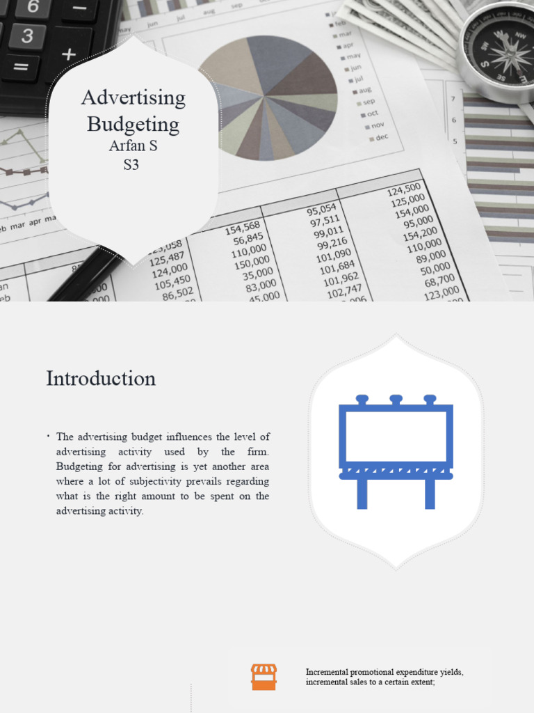 Advertising Budgeting Arfan S | PDF | Advertising | Budget