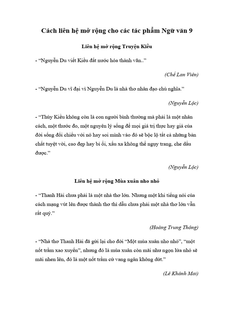 Cach-lien-he-mo-rong-cho-cac-tac-pham-ngu-van-9 | PDF