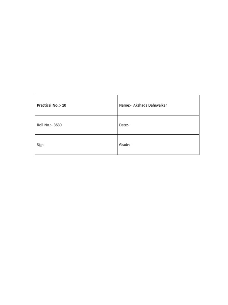 10 Practical Akshda | PDF