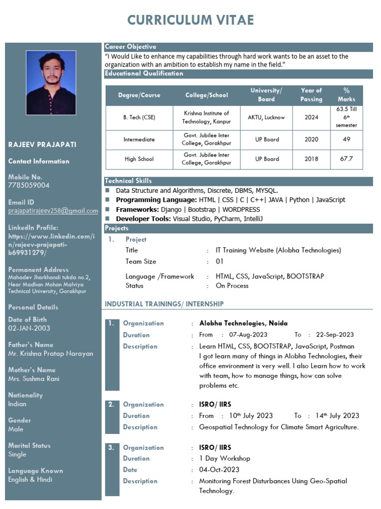 Rajeev | PDF | Information Technology | Computing