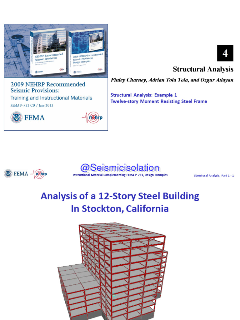 12-Story Steel Frame Seismic Analysis | PDF | Structural Analysis ...