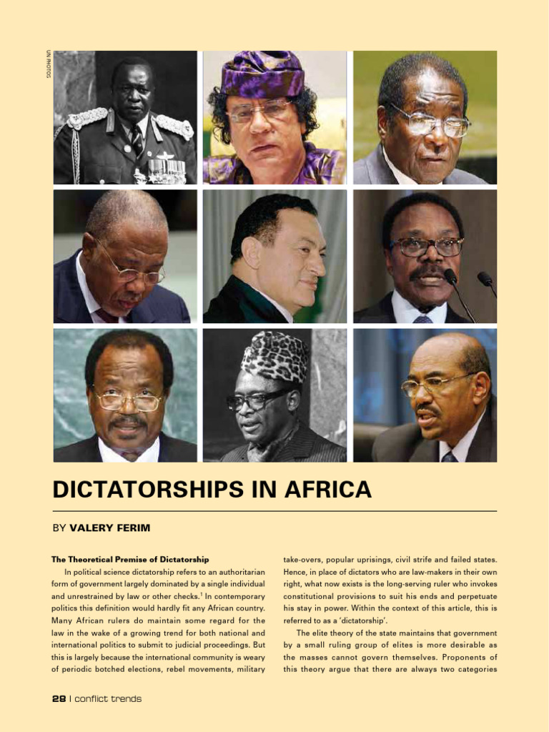 African Dictatorships: Causes and Impact | PDF | Dictatorship ...