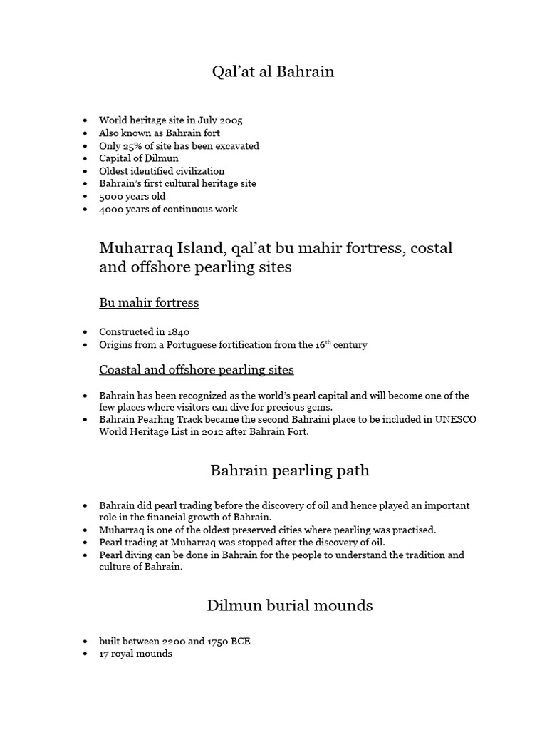 bahrain geography | Download Free PDF | Bahrain