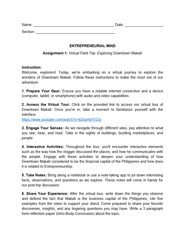 ENTREP MIND Assignment 1 2 | PDF | Adhesive | Computing