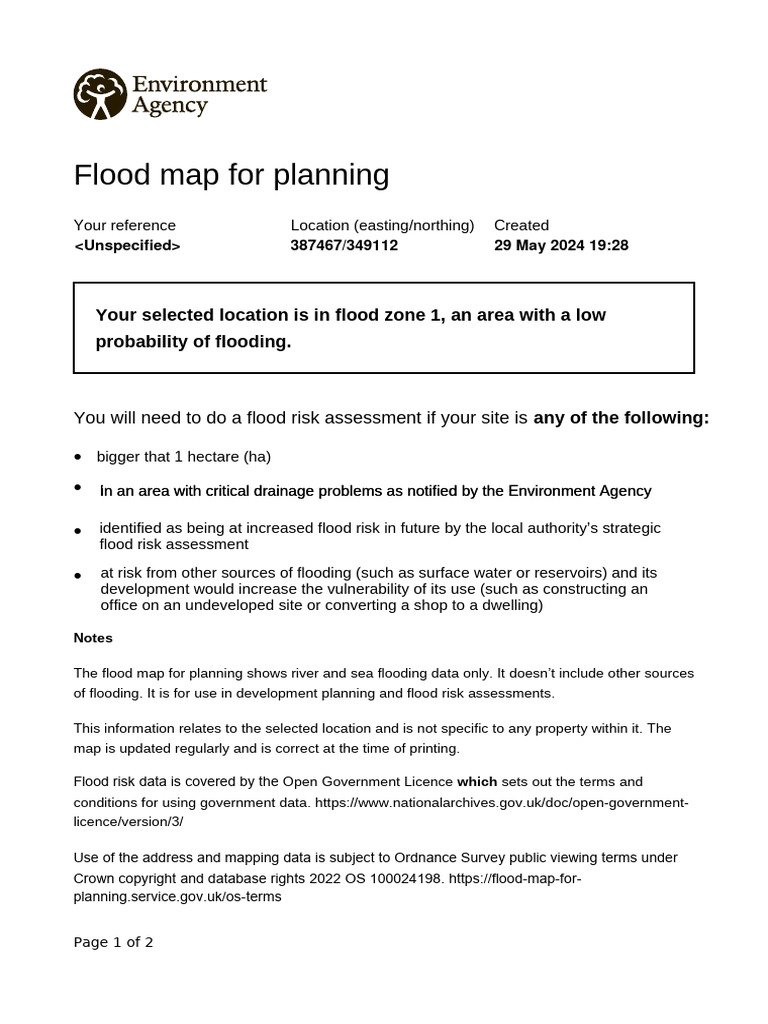 Flood Map Planning 2024 05 29t18 28 15 226z Pdf Ordnance Survey
