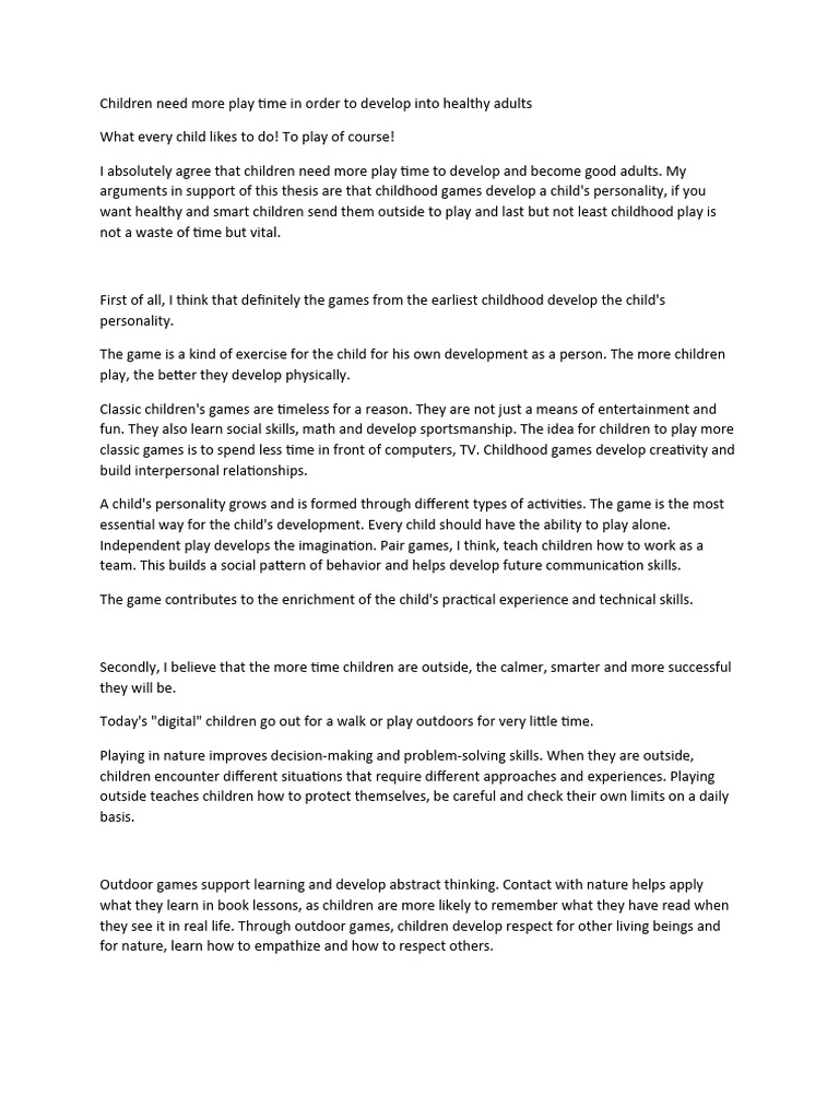 Oppinion Essey - Docx2 | PDF