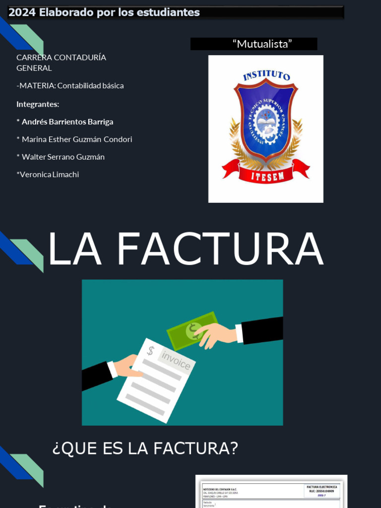 Guía Completa sobre Facturas en Contabilidad | PDF | Factura | Economias