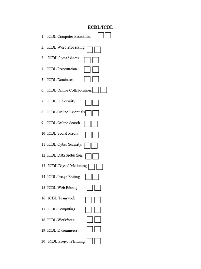 Icdl Pdf Educational Technology Analytics