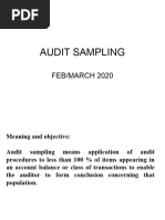 Monetary Unit Sampling: Basic Concepts | PDF | Sampling (Statistics) | Financial Audit