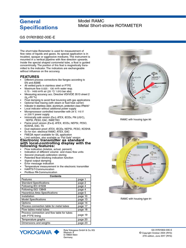 RAMC Datasheet | PDF | Pipe (Fluid Conveyance) | Electrical Engineering