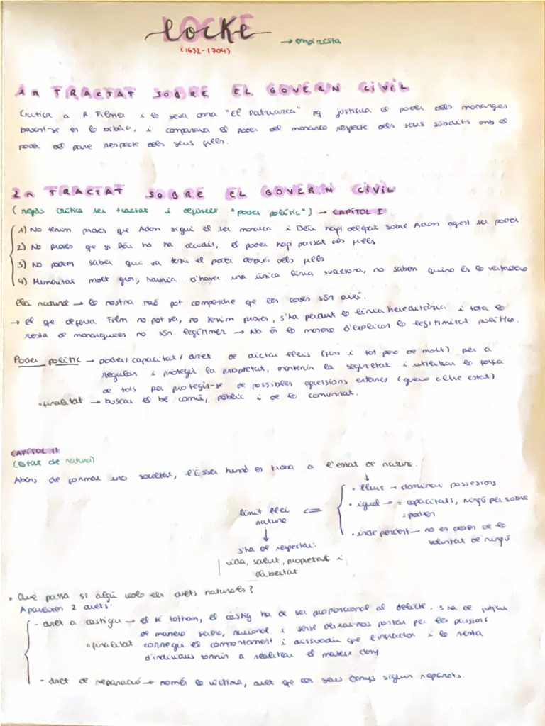 Apunts Locke | PDF